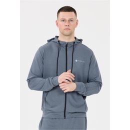 Sweatshirt Virtus "Brent", Herren, Gr. M, dunkelgrau, 66% Viskose, 30% Polyester, 4% Elasthan, unifarben, normal, hoch geschlossener Ausschnitt, Sweatshirts Sweatshirt, mit extra hohem Viskoseanteil