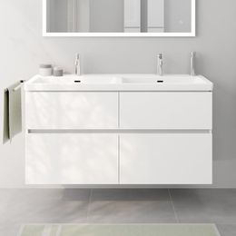 evineo ineo5 evo Unterschrank B: 128 cm, 4 Ausz&uuml;gen, mit Griffmulde, f&uuml;r Villeroy & Boch Subway 3.0 Waschtisch,, BE0734WM,