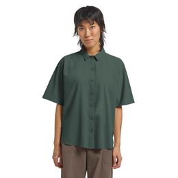 Kurzarmhemd Jack Wolfskin "SIERRA QUEST SS SHIRT W", Damen, Gr. M (38/40), N-Gr, sago palm, Obermaterial: 100% Polyester, Hemden, Atmungsaktiv, Windabweisend, Stretchkomfort