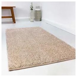 Hochflor-Teppich Esprit "Swagger Shag ESP-8866", beige (sand,beige), B:80cm H:30mm L:230cm, Polypropylen, Teppiche, Wohnzimmer, Schlafzimmer, uni, waschbar, Antirutsch, gekettelt