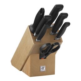 Zwilling **** VIER STERNE 8-tlg, Messerblockset, Natur