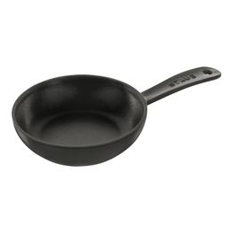 Staub Pans Bratpfanne 16 cm, rund, Schwarz, Gusseisen