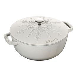 Staub La Cocotte La Marmite Schneeflocke 24 cm, Gusseisen