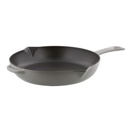 Staub Pans Bratpfanne 26 cm, rund, Graphit-Grau, Gusseisen