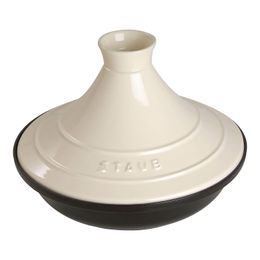 Staub Specialities Tajine 28 cm, rund, Cream, Gusseisen