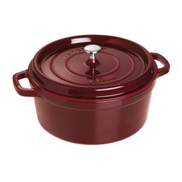 Staub La Cocotte Cocotte 28 cm, rund, Grenadine-Rot, Gusseisen