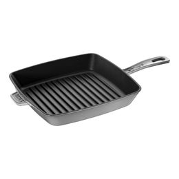 Staub Grill Pans American Grill 26 cm, Gusseisen, Graphit-Grau