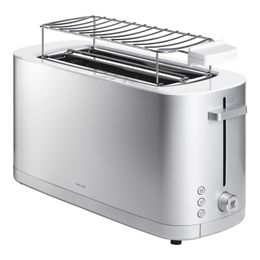 Zwilling Enfinigy Toaster mit Br&ouml;tchenaufsatz, 2 Schlitze lang, Silber