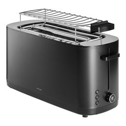 Zwilling Enfinigy Toaster mit Br&ouml;tchenaufsatz, 2 Schlitze lang, Schwarz