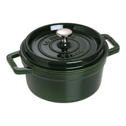 Staub La Cocotte Cocotte 22 cm, rund, Basilikum-Gr&uuml;n, Gusseisen