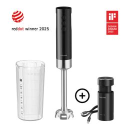 Zwilling XTEND Kabelloser Stabmixer, Starter Set mit Akku