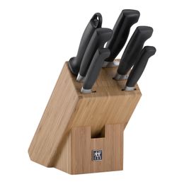 Zwilling **** VIER STERNE 7-tlg, Messerblockset, Natur