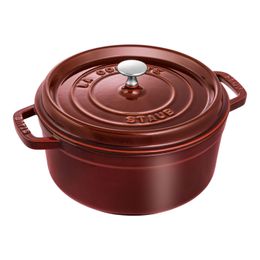 Staub La Cocotte Cocotte 24 cm, rund, Grenadine-Rot, Gusseisen