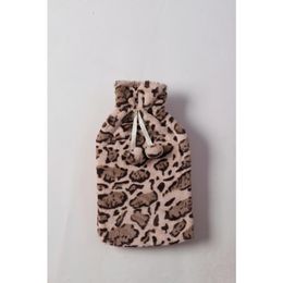 X-Mas W&auml;rmflasche, Beige, Kunststoff, Textil, 2 L, rechteckig, 20x32.7 cm, mit Bezug, Bezug abnehmbar, Freizeit, Wellness, K&ouml;rperpflege, Wohlf&uuml;hlprodukte