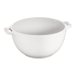 Staub Ceramique Salatsch&uuml;ssel 18 cm, rund, Wei&szlig;, Keramik