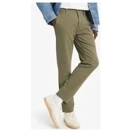Levi's Chinohose LEVI'S "Chino Taper", Damen, Gr. 38, L&auml;nge 34, gr&uuml;n (bunker olive shady g), Web, Obermaterial: 98% Baumwolle, 2% Elasthan, gerade, unten schmal kn&ouml;chellang, Hosen Chinohose, mit optimalem Stretchanteil