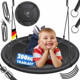 Kesser&reg; Nestschaukel Tellerschaukel H&auml;ngeschaukel Rundschaukel Schaukel verstellbar Garten-Schaukel Kinderschaukel Indoor - Outdoor-Schaukel f&uuml;r Kinder & Erwachsene