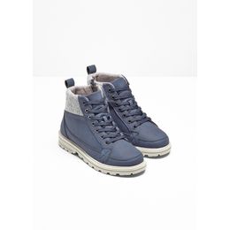 bonprix Schn&uuml;rboots mit Profilsohle, blau, Gr.41, Winterlicher Schn&uuml;r Boot mit profilierter Au&szlig;ensohle