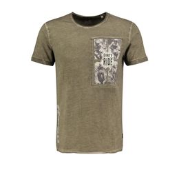 Key Largo T-Shirt 'KLDirty Ride' Herren Gr&ouml;&szlig;e XXL hellbeige / oliv
