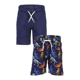 Blue Seven Shorts Jungen Gr&ouml;&szlig;e 116 navy / dunkelgelb / pastellgr&uuml;n / orange