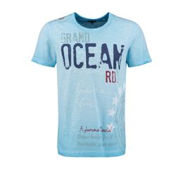 Key Largo T-Shirt 'KLOcean' Herren Gr&ouml;&szlig;e S navy / himmelblau / dunkelrot / wei&szlig;