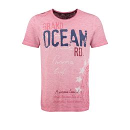 Key Largo T-Shirt 'KLOcean' Herren Gr&ouml;&szlig;e XXXL dunkelblau / altrosa / dunkelrot / naturwei&szlig;