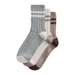 next Socken Damen Gr&ouml;&szlig;e 36/41 grau / taupe / schlammfarben