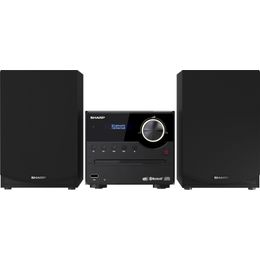 Sharp Audio-System "XL-B517D Mikro", schwarz, Heimkinosysteme