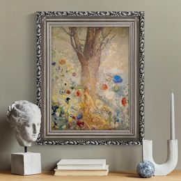 Gerahmtes Leinwandbild Odilon Redon - Der Buddha