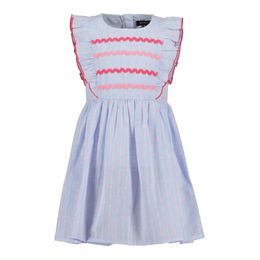 Blue Seven Kleid M&auml;dchen Gr&ouml;&szlig;e 98 hellblau / pitaya / dunkelpink