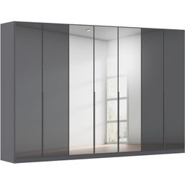 Dreht&uuml;renschrank OTTO HOME, B:315cm H:210cm T:54cm, grau, Holzwerkstoff, Schr&auml;nke, "Kleiderschrank Kleiderschr&auml;nke Schrank Garderobe AGORDO mit