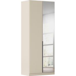 Dreht&uuml;renschrank OTTO HOME, B:91cm H:210cm T:54cm, beige, Holzwerkstoff, Schr&auml;nke, "Kleiderschrank Schrank Garderobe AGORDO mit Dekor- oder