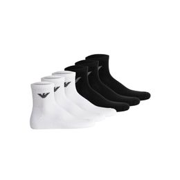Emporio Armani Herren Sneakersocken "Socken SPORTY SPONGE 6P 6er Pack", Gr. 39, bunt, Obermaterial: 85% Baumwolle CO. 13% Polyamid PA. 2% Elasthan