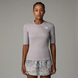 The North Face Damen T-Shirt "Shadow"moonstone grau, Gr. L, Obermaterial: 100% Polyester, Shirts, sportlicher Stil, mit Rundhalsausschnitt, aus