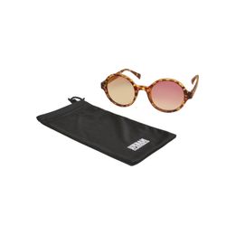 Urban Classics Damen Sonnenbrille "Urban Classics Unisex Sunglasses Retro Funk UC"braun leo, ros&eacute;, Sonnenbrillen