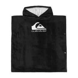 Quiksilver Kinder Bademantel "Hoody Towel", schwarz, 100% Baumwolle, Hausm&auml;ntel