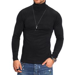 behype Herren Rollkragenpullover "TIM", schwarz, Gr. M, unifarben, 50% Baumwolle, 30% Polyester, 15% Viskose, 5% Elasthan, Pullover, im Slim