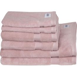 Sch&ouml;ner Wohnen Kollektion Handtuch Set, rosa, SCH&Ouml;NER WOHNEN-KOLLEKTION, Frotteevelours, Obermaterial: 100% Baumwolle, Handt&uuml;cher, "Cuddly", schnell trocknende