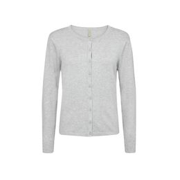soyaconcept Damen Cardigan "Soya Concept Cardigan SC-DOLLIE 446.."99110 lt grau melange, Gr. XS, Obermaterial: 75% Viskose, 25% Nylon, Strickjacken