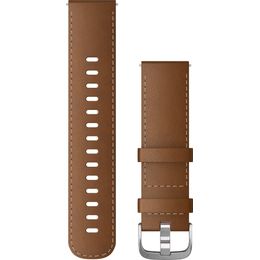 Garmin Uhrenarmband "Wechselarmband 22 mm Leder", 28cm, braun, Leder, Uhrenarmb&auml;nder