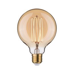 Paulmann LED-Leuchtmittel "Rustic Shine G95 300lm 4,2W 1800K I gold 230V", L:13,5cm &Oslash;:9,5cmgoldfarben, Leuchtmittel