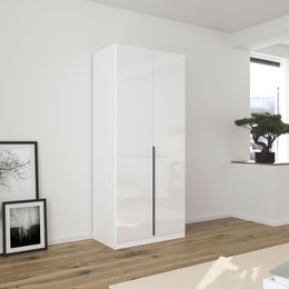 Dreht&uuml;renschrank OTTO HOME, B:91cm H:210cm T:54cm, wei&szlig;, Holzwerkstoff, Schr&auml;nke, "Kleiderschrank Schrank Garderobe AGORDO TOPSELLER Schlafzimmer",