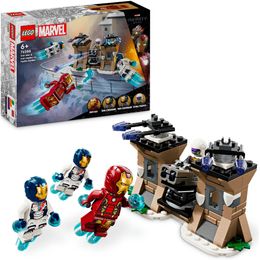 Lego Kinder Konstruktionsspielsteine "Iron Man & Iron Legion vs. HYDRA-Soldat (76288), Lego Super Heroes", bunt, Kunststoff, Spielbausteine, Made in
