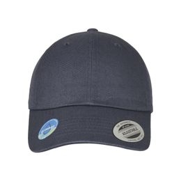 Flex Cap Flexfit "Flexfit Unisex Ecowash Dad Cap", Gr. onesize, schwarznavy, 100% Baumwolle, unifarben, Caps