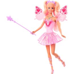 Barbie Kinder Anziehpuppe "Barbie Fee mit Farbwechseleffekt", bunt, Puppen