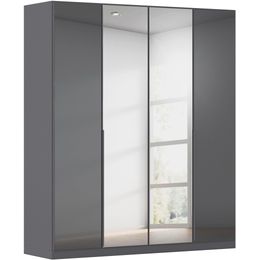 Dreht&uuml;renschrank OTTO HOME, B:181cm H:229cm T:54cm, grau, Holzwerkstoff, Schr&auml;nke, "Kleiderschrank Kleiderschr&auml;nke Schrank Garderobe AGORDO mit