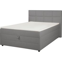 Boxbett OTTO HOME "Fillmore inkl. Bettkasten, Liegefl&auml;che 140 und 180x200 cm", hellgrau, B:154cm L:210cm, Komplettbetten, inkl. Topper, erh&auml;ltlich in verschiedenen Farben, Topseller