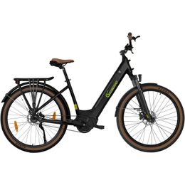 SACHSENRAD E-Bike "C5R", 45cm, 27,5 Zoll (69,85cm), schwarz, Elektrofahrr&auml;der, TFT Farb-LCD-Display, Fahrmodus Pedelec, LED-Frontlicht, Alarmanlage