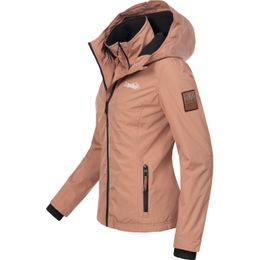Marikoo Damen Outdoorjacke "Erdbeere", braun, Gr. XS, Obermaterial: 100% Polyester. Innenfutter: 100% Polyester. &Auml;rmelfutter: 100% Polyester.