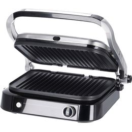 Kontaktgrill Severin, B:21,8cm H:42,3cm T:38,2cm, schwarz, Kontaktgrill_Standgrill_Tischgrill_Teppanyakigrill, "KG 2395"